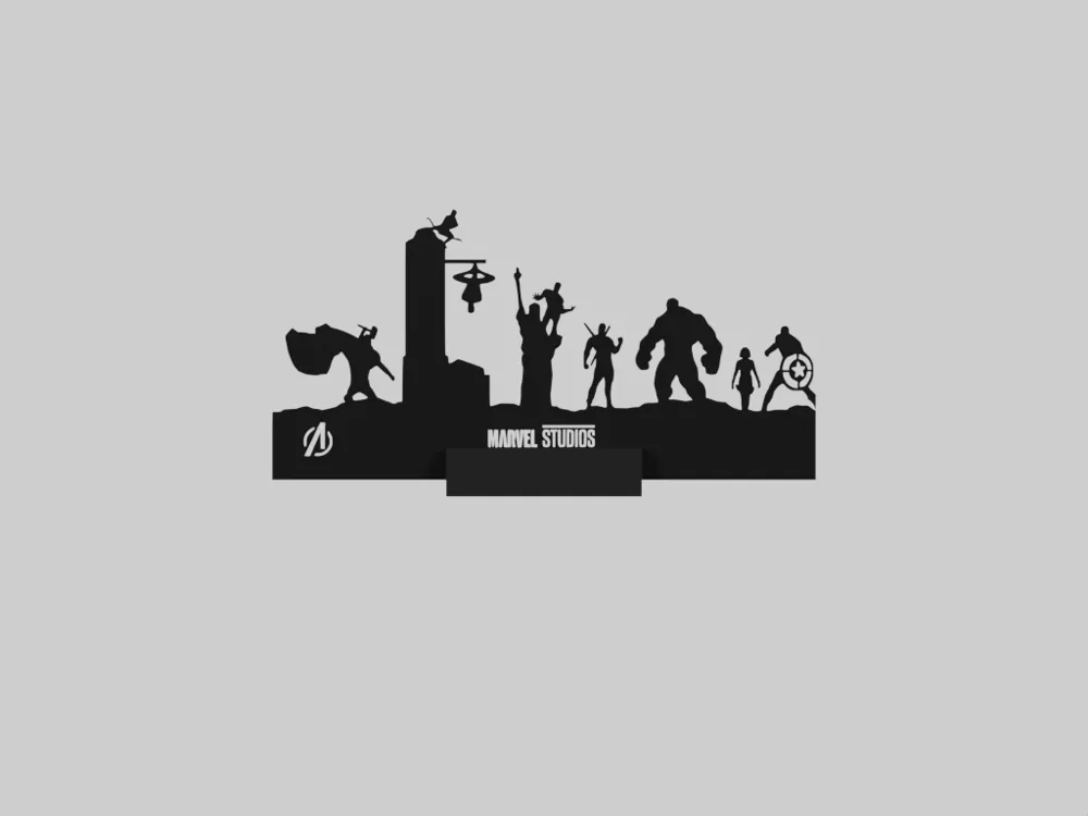 Modular Silhouette Display by Level UP MakerWorld: Download Free 3D Models