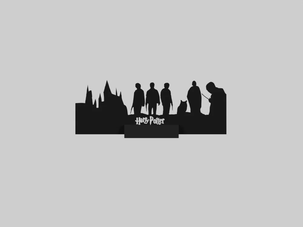 Modular Silhouette Display by Level UP MakerWorld: Download Free 3D Models