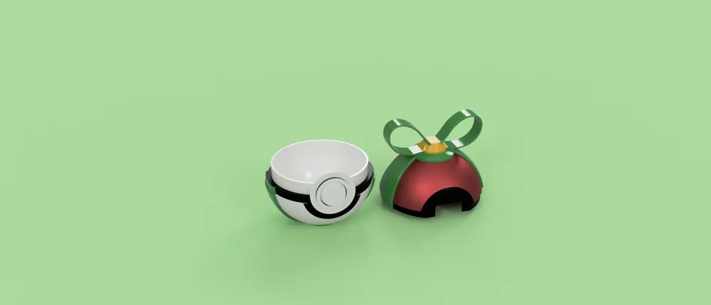 PokeBall Christmas Gift Box by FF1234 MakerWorld: Download Free 3D Models