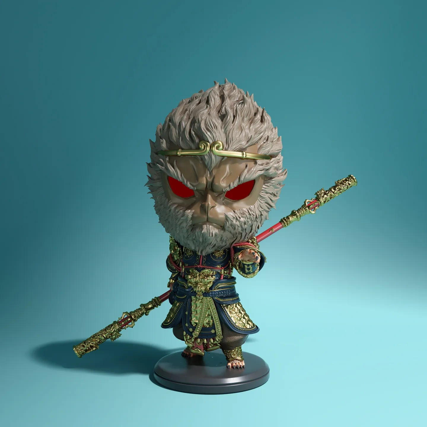 Q-version Black Myth: Wukong by user_1303385391 - MakerWorld