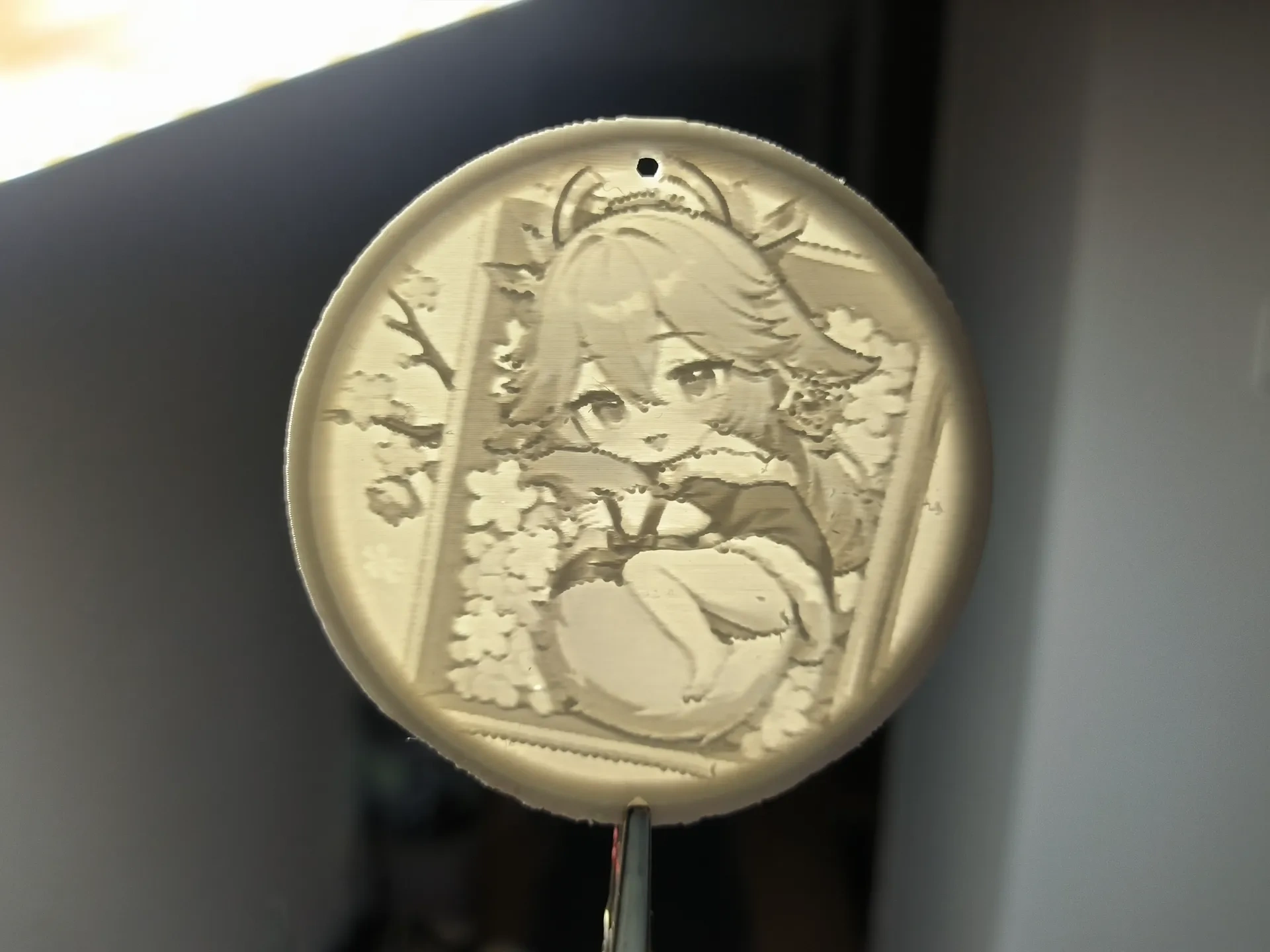 Christmas Gift - Yaeyo Miko Lithophane Keychain by user_2191407661 ...