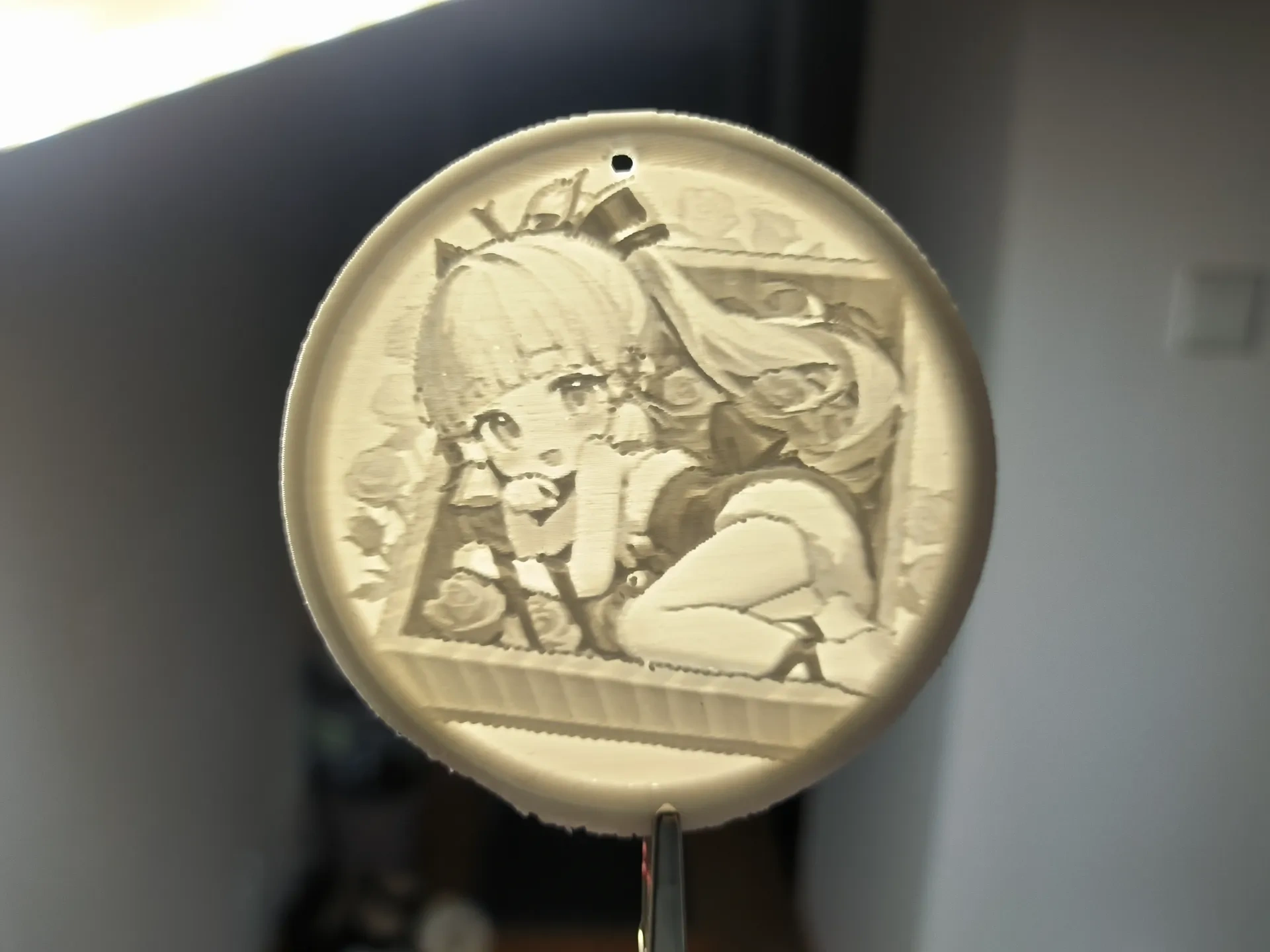 Christmas Gift - Kamisato Ayaka Lithophane Keychain by user_2191407661 ...