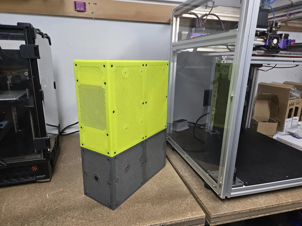 PC Case - Compact Fullsize ATX - Free 3D Print Model - MakerWorld