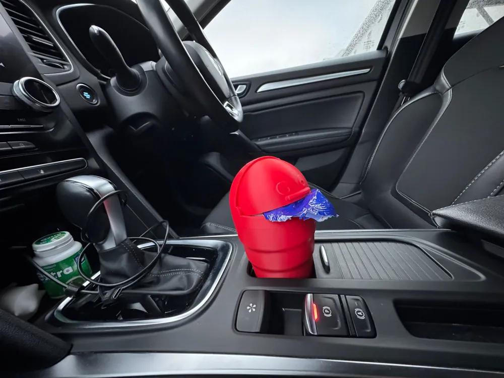 Auto Trash Bin Portable Car Trash Can - Free 3D Print Model - MakerWorld
