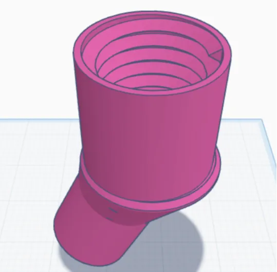 Domino DF500 to Hercules Dust Extractor adapter Remixed by user ...