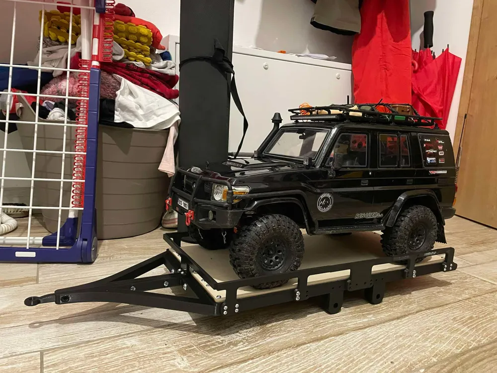 1/10 scale RC trailer, 1:10 scale RC trailer RGT Rescuer RTR by Pechi ...