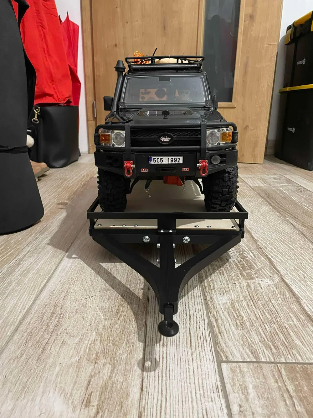 1/10 scale RC trailer, 1:10 scale RC trailer RGT Rescuer RTR by Pechi ...