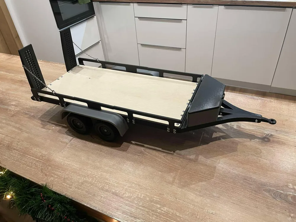 1/10 scale RC trailer, 1:10 scale RC trailer RGT Rescuer RTR by Pechi ...