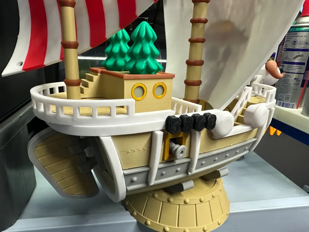 Monkey D Luffy y el Going Merry Remezclado por Miao Jiabo MakerWorld ...