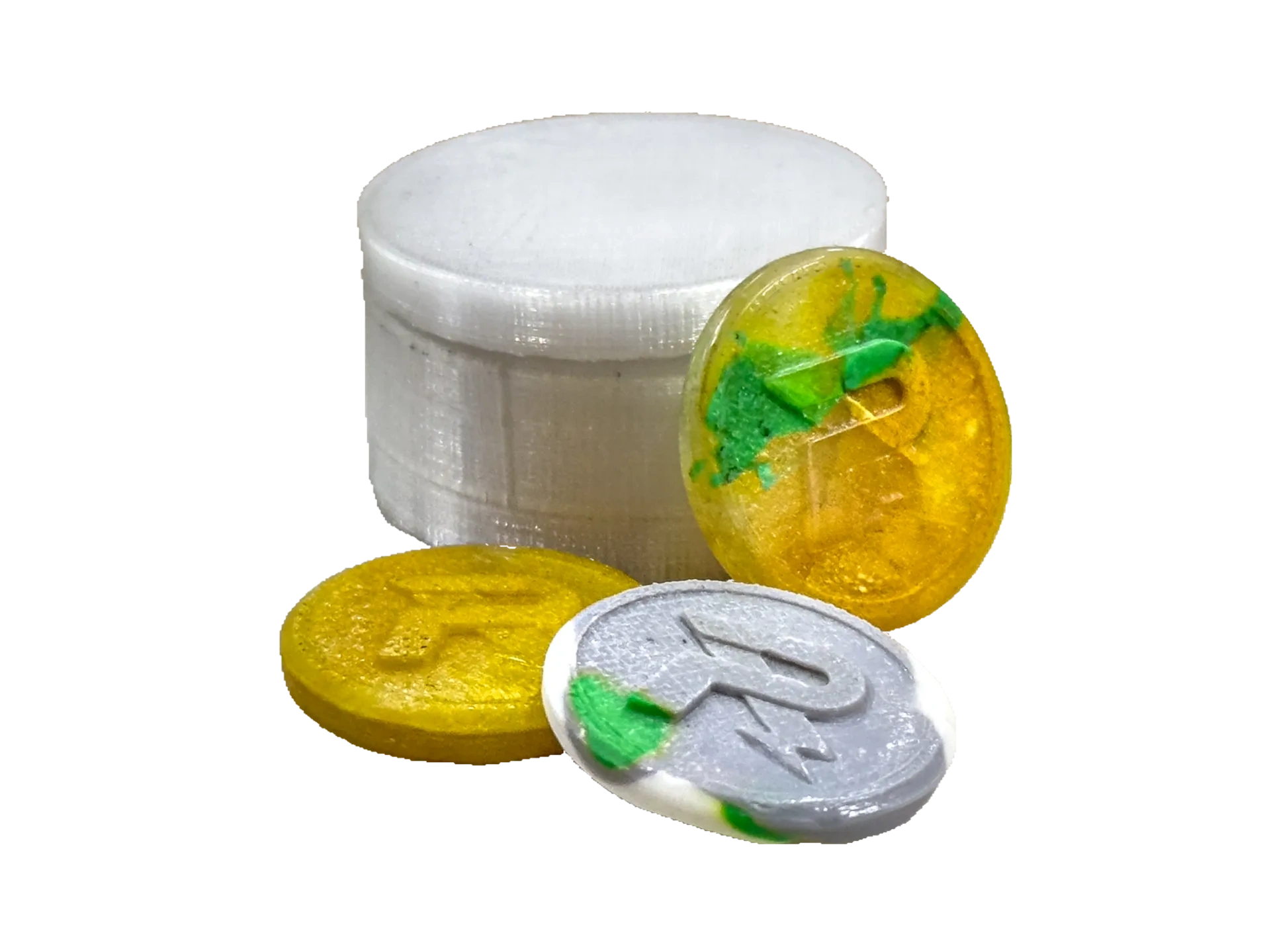 R-marked Coin Mold by user_2404380810 - MakerWorld