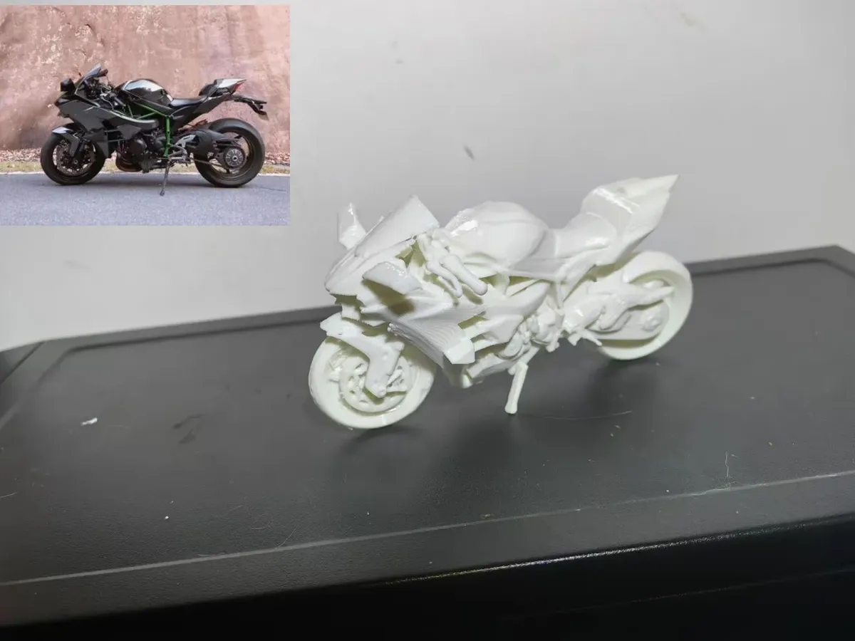 Kawasaki Ninja H2R motorcycle, a land-based aircraft, ultra-fine ...