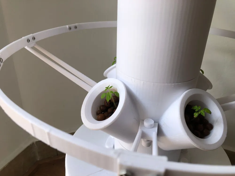 Modular Hydroponic Tower Garden Remixed by ekoscape MakerWorld ...