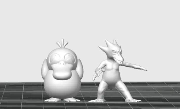 Pokemon Pokedex #054 Psyduck #055 Golduck by 良仔3D 打印国际站账号1 - MakerWorld