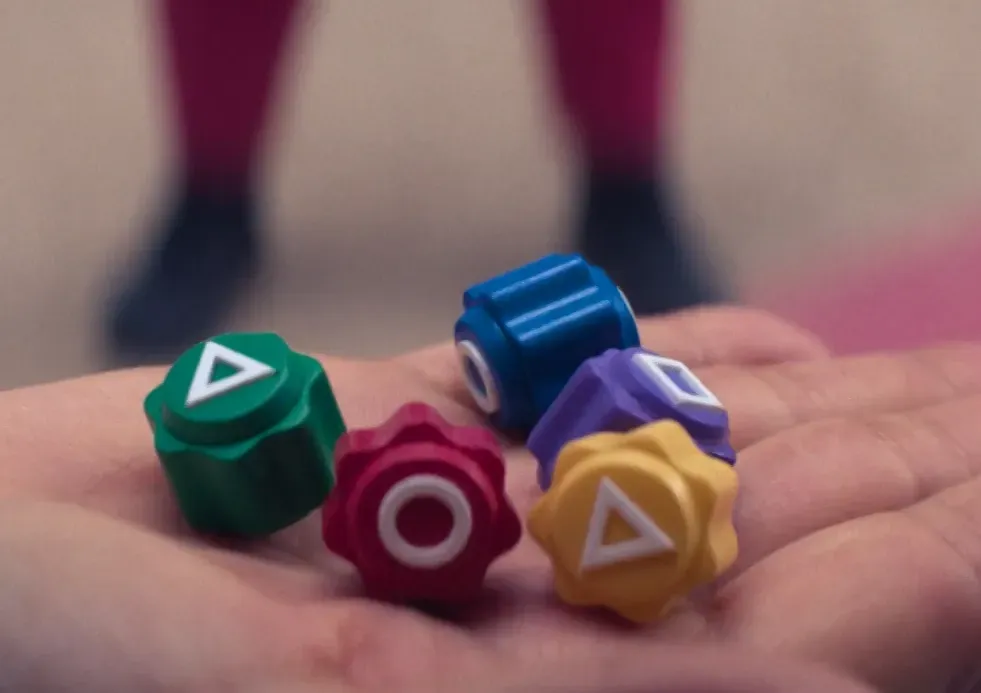 Squid Game marble game, sieve, dice by copy - MakerWorld