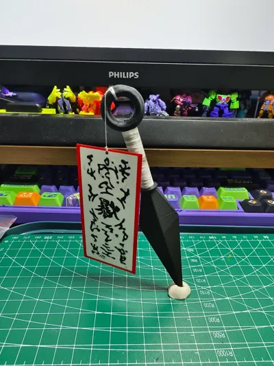 Naruto Explosive Tag Kunai by 霹雳火 MakerWorld: Download Free 3D Models