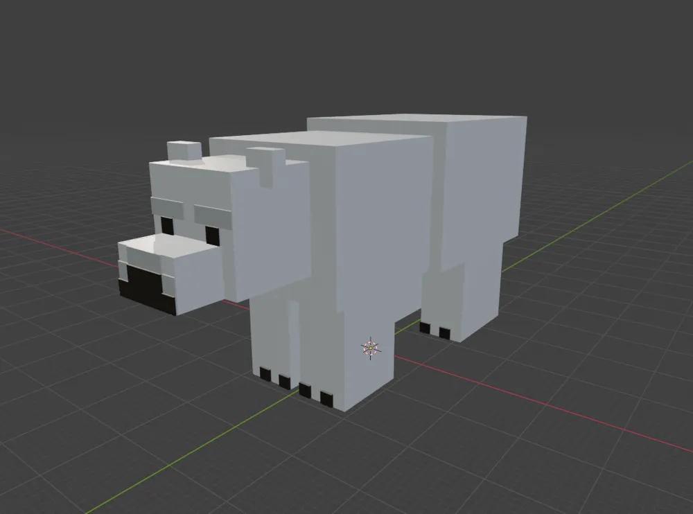 Minecraft Polar Bear by Affinity3D MakerWorld: Download Free 3D Models