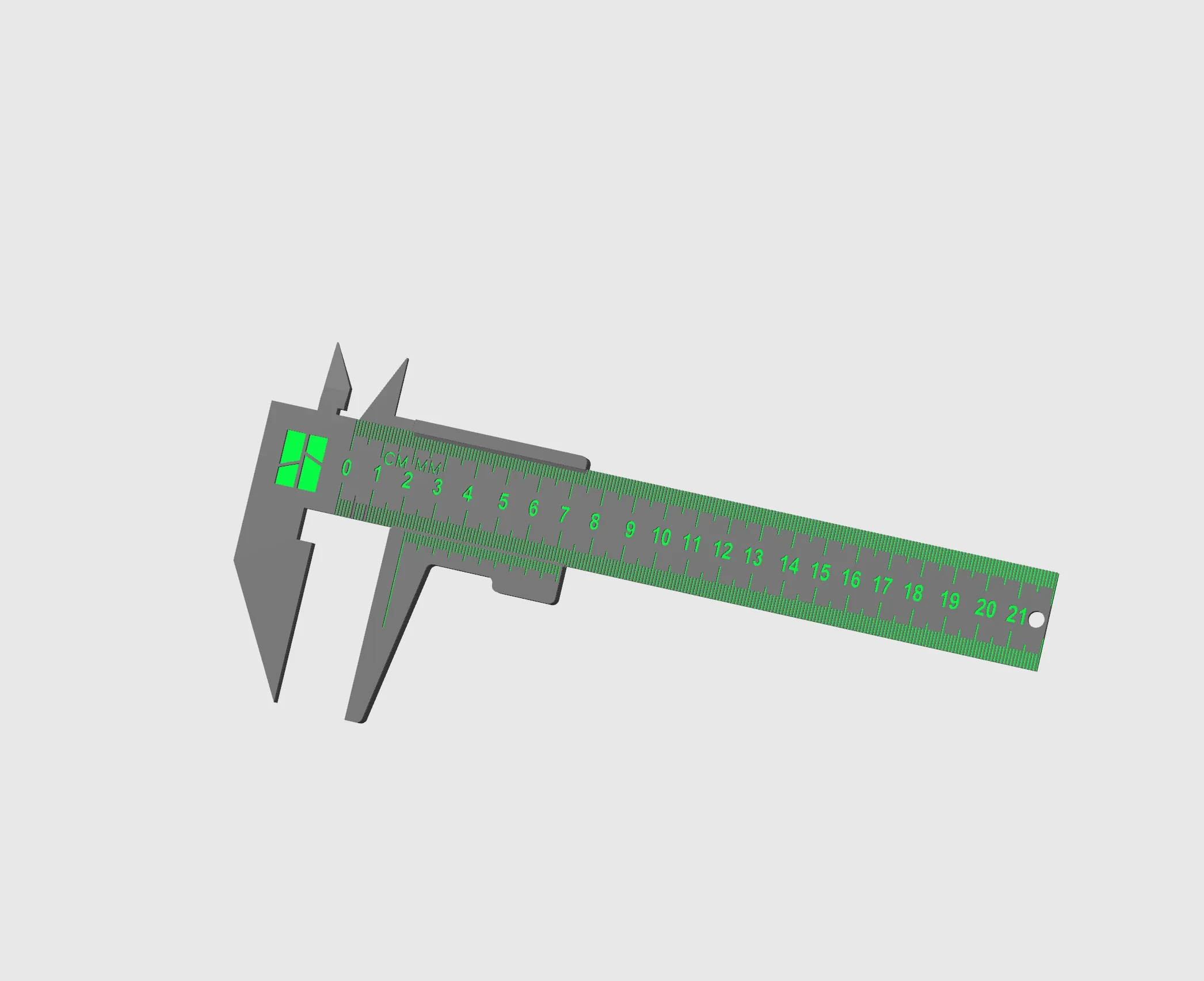 Vernier Caliper Ruler(calibrated accuracy) 220mm by dahan - MakerWorld
