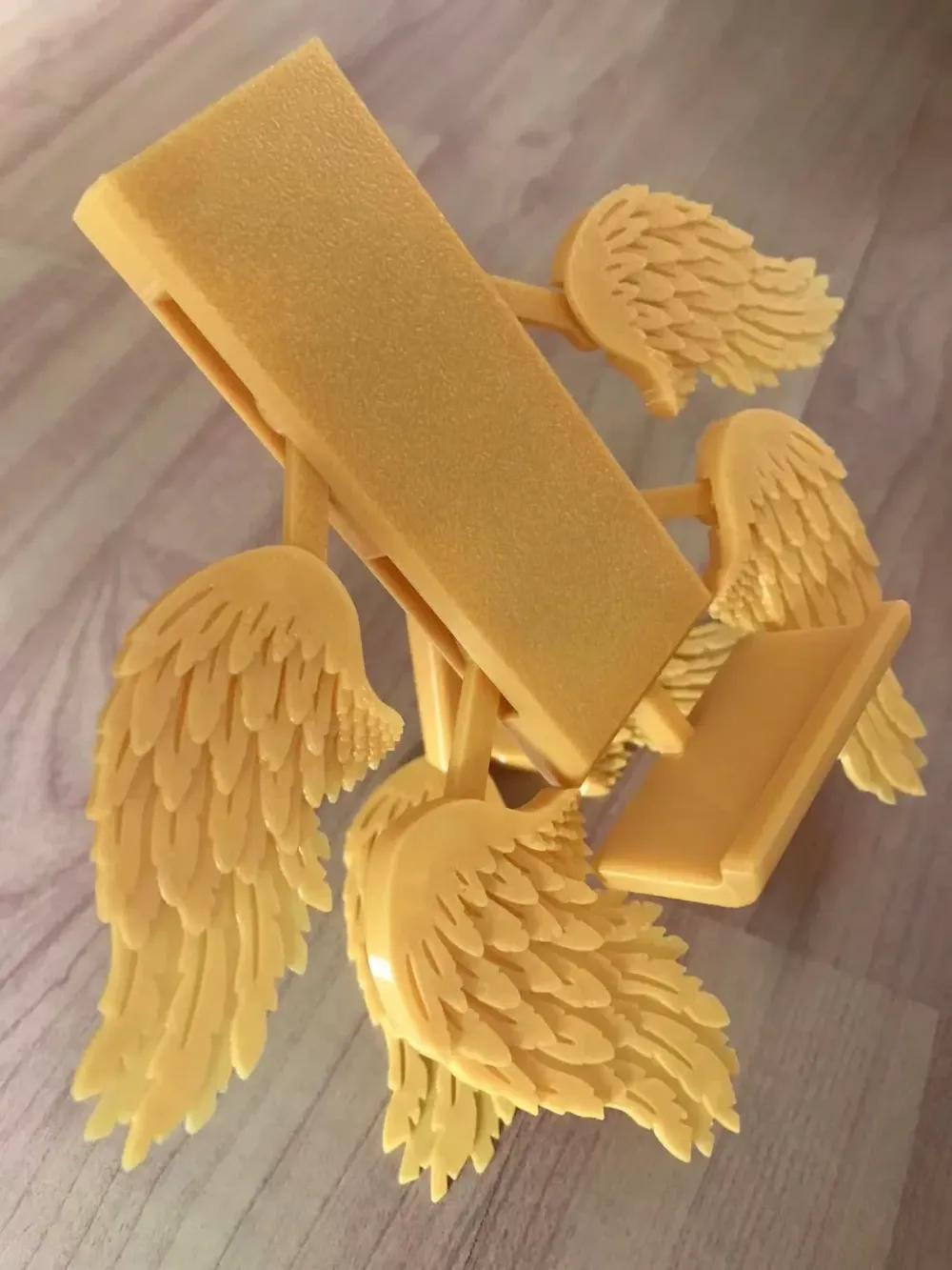 Angel Wings Articulated Phone Stand No Hardware No Screws No Difficulty ...
