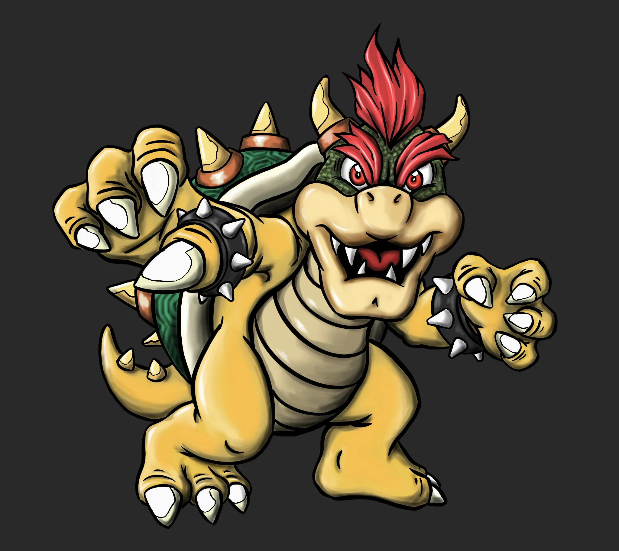 Spinner ring Bowser edition by AkP86 - MakerWorld