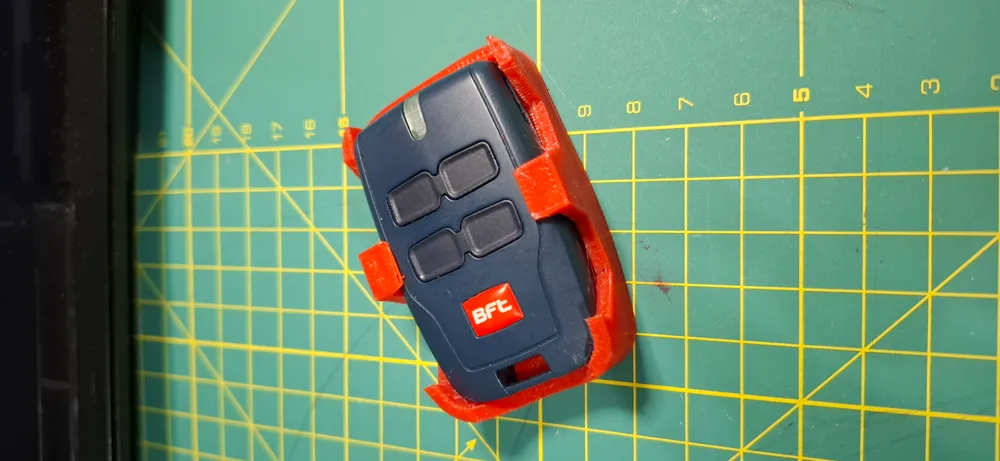 Car remote control holder - BFT remote control - Free 3D Print Model ...