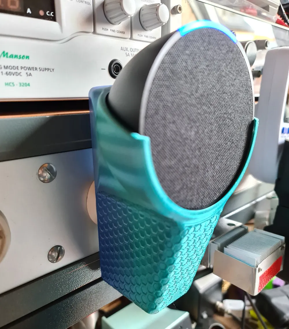 amazon echo pop socket mount (easy print) by HEDO 3D MakerWorld ...