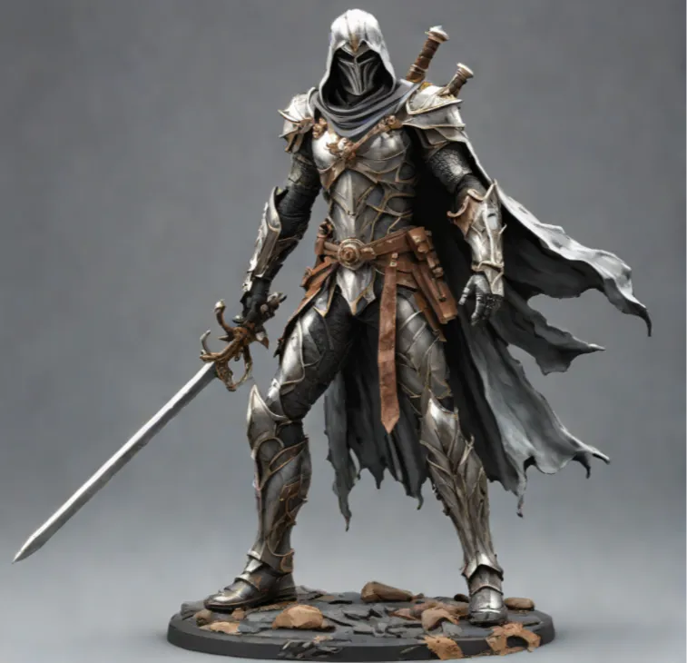 持剑骑士 来自 Dreammaker MakerWorld：免费下载 3D 模型