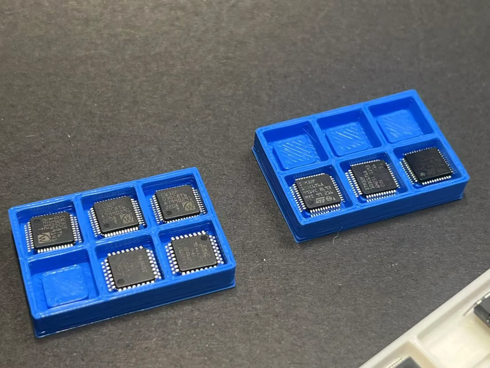 Single-chip microcomputer/MCU chip storage box tray by 阿笨 - MakerWorld