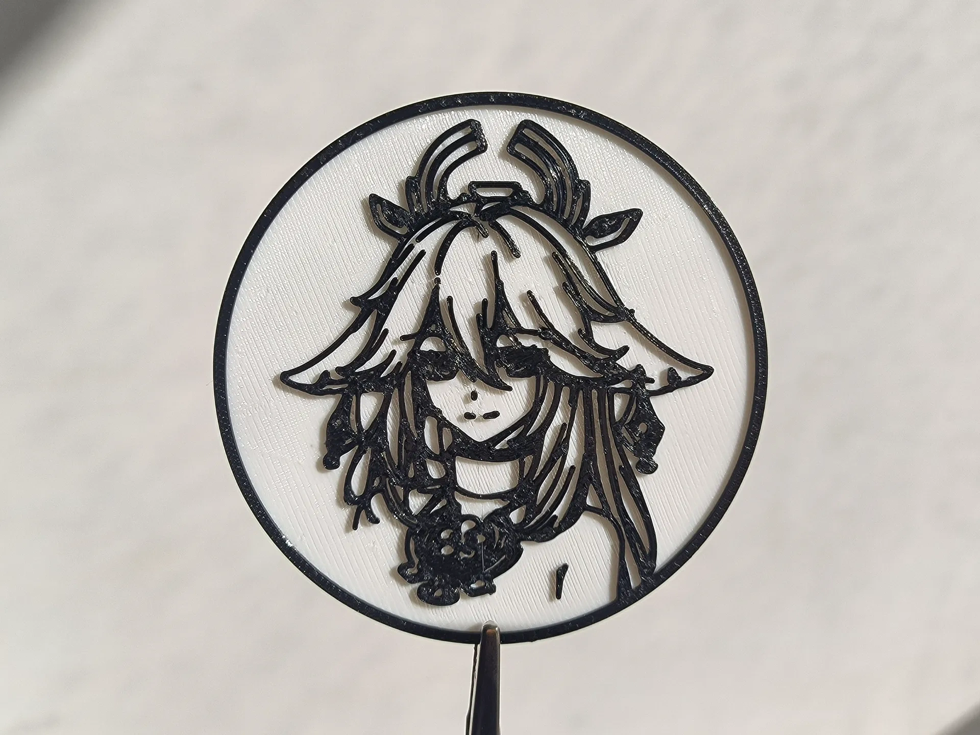 Genshin Impact - Yae Miko Lithophane Keychain by user_2191407661 ...