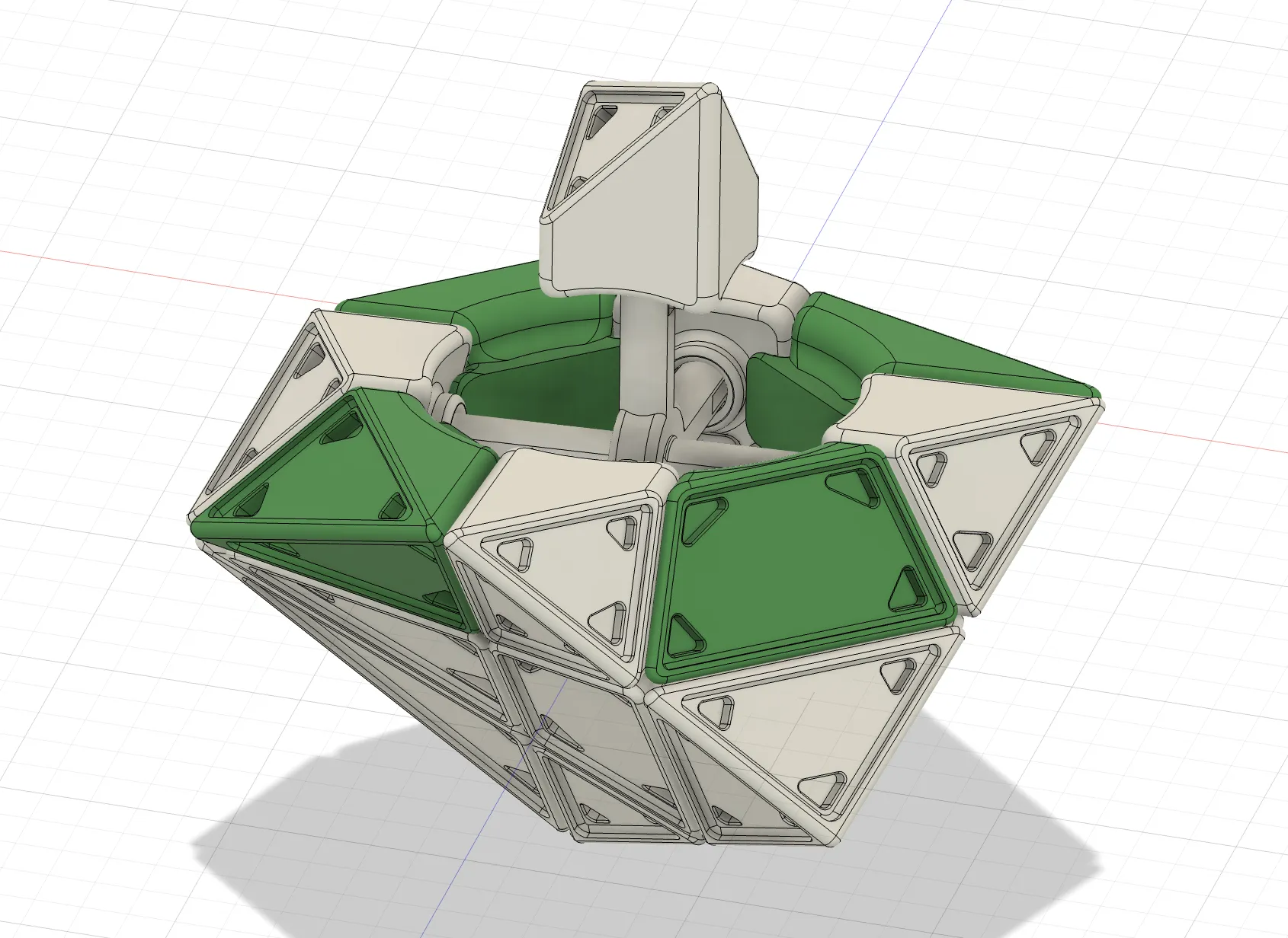 Axis Cube Tile (Fully-3D Printed) - Free 3D Print Model - MakerWorld