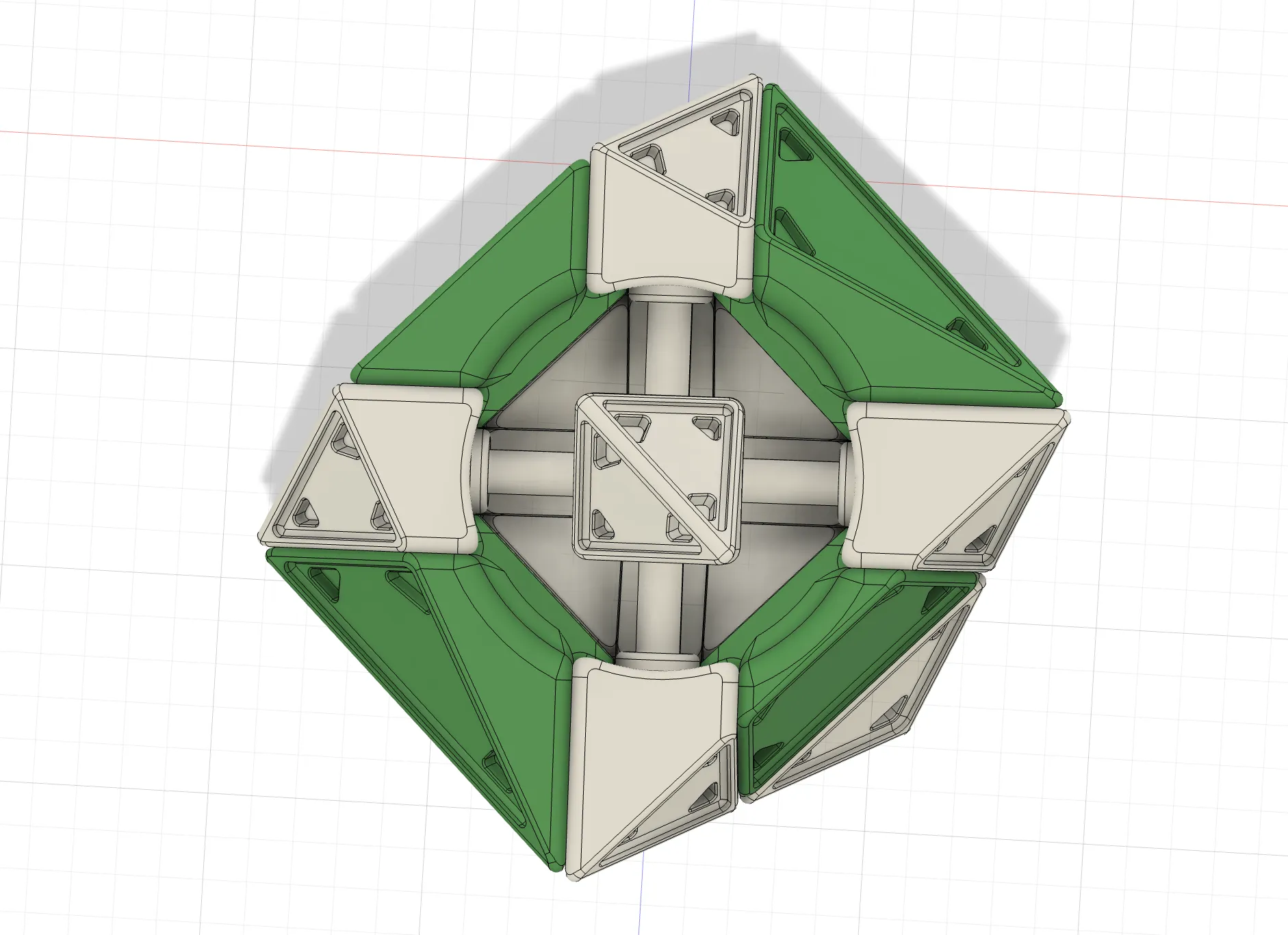 Axis Cube Tile (Fully-3D Printed) - Free 3D Print Model - MakerWorld