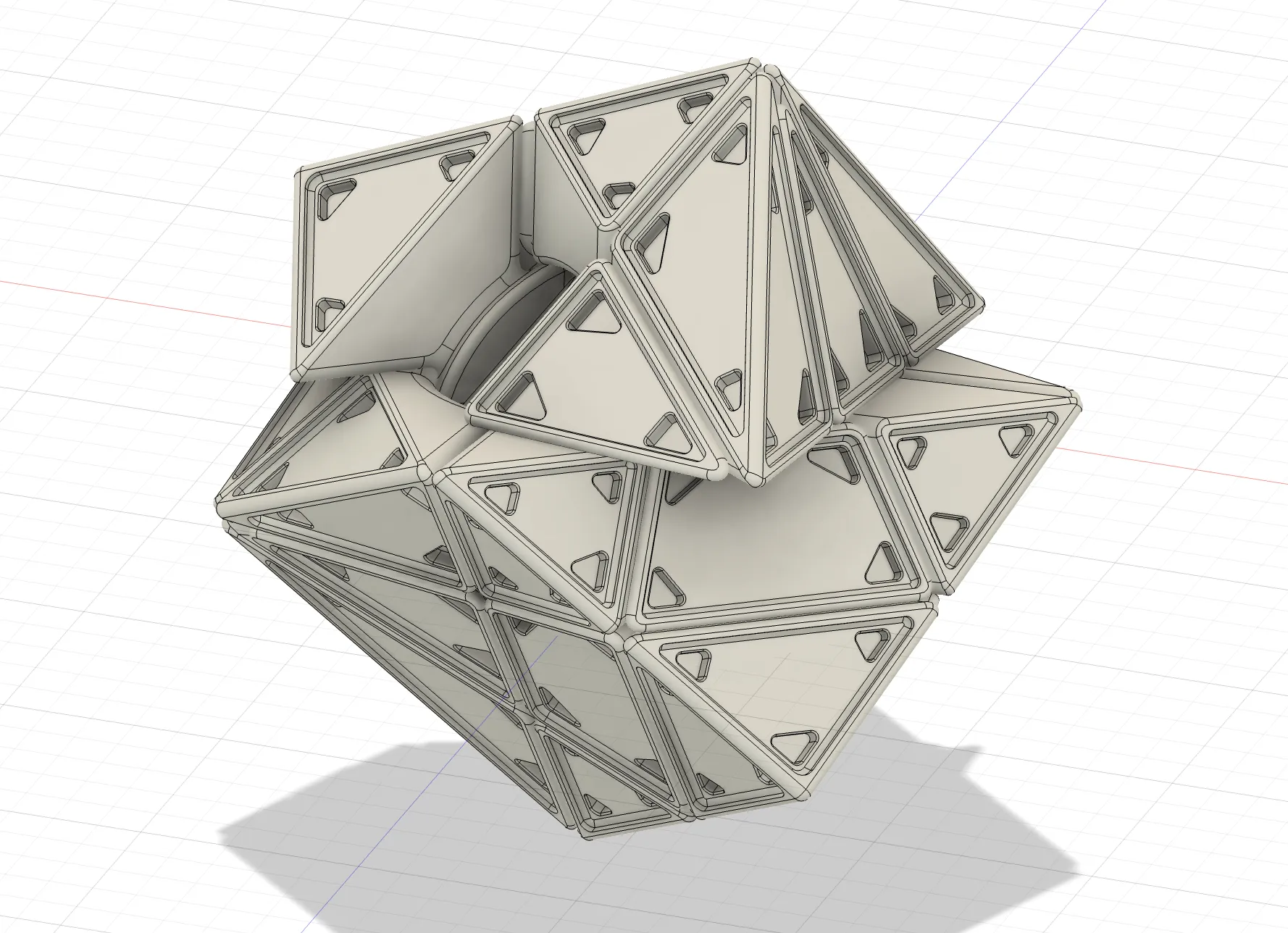 Axis Cube Tile (Fully-3D Printed) by CZJ Studio MakerWorld: Download ...