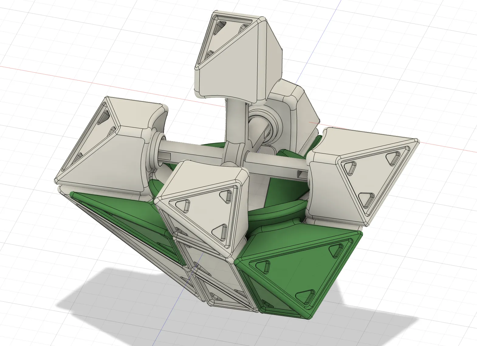 Axis Cube Tile (Fully-3D Printed) by CZJ Studio MakerWorld: Download ...