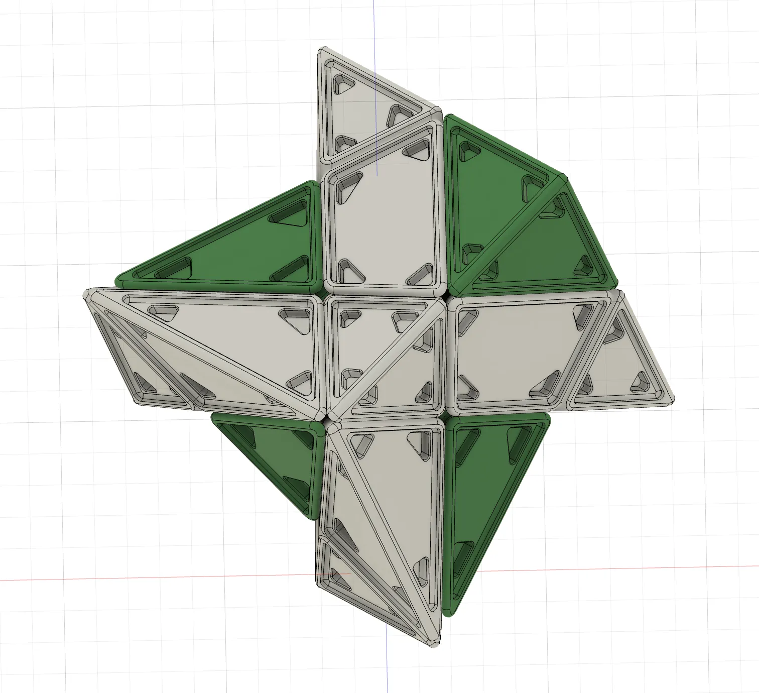Axis Cube Tile (Fully-3D Printed) - Free 3D Print Model - MakerWorld