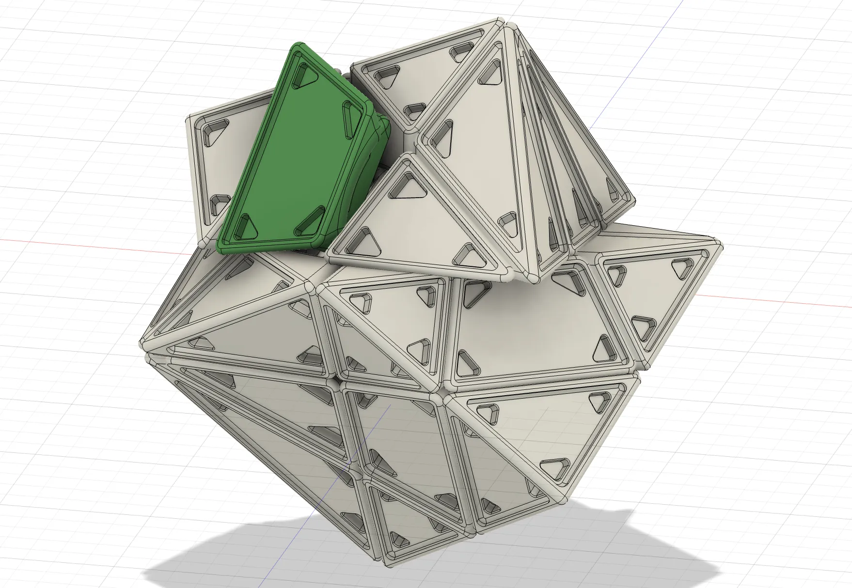 Axis Cube Tile (Fully-3D Printed) by CZJ Studio MakerWorld: Download ...