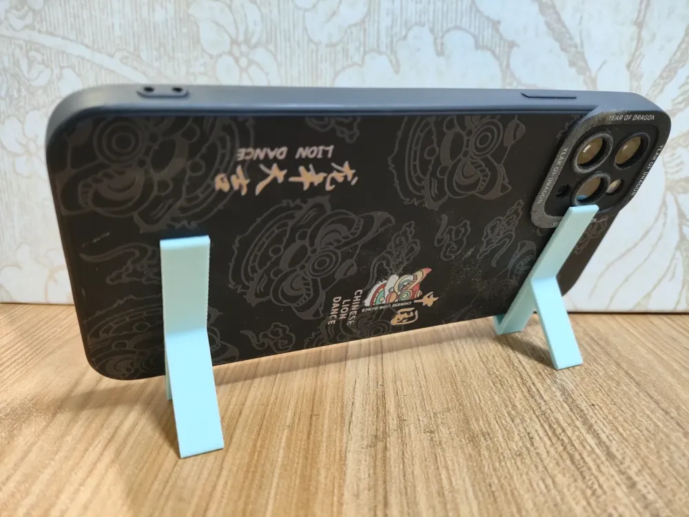 Simple phone stand, 2 pieces in 13 minutes by david - MakerWorld