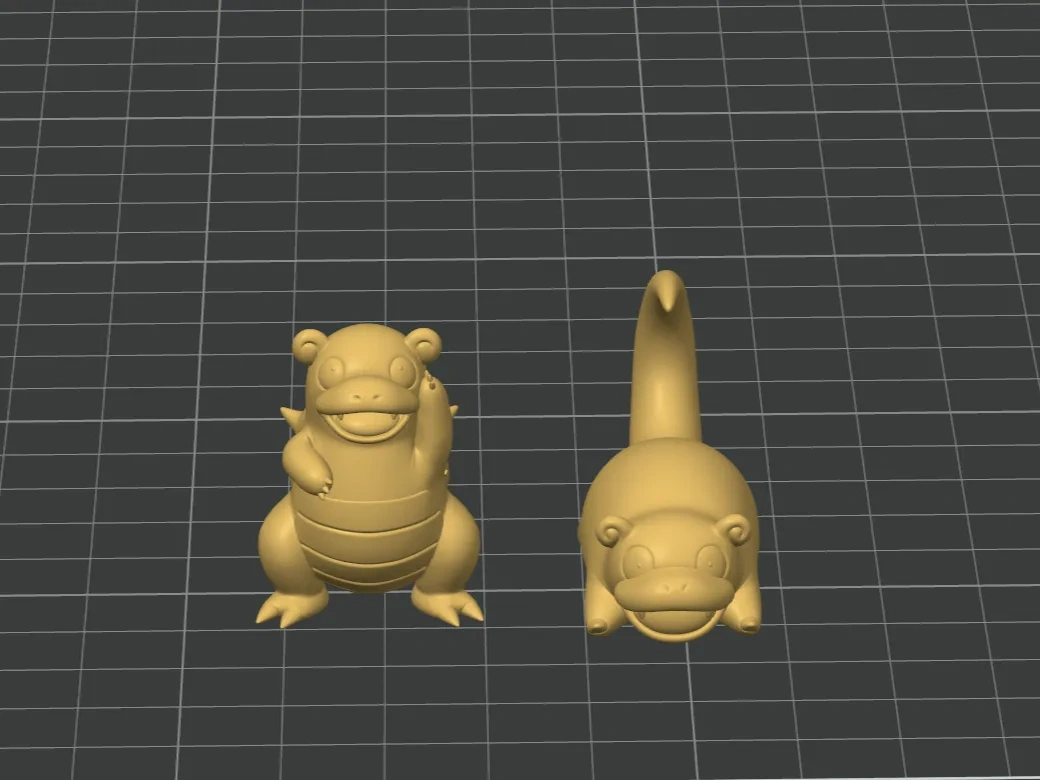 Pokémon entry #079 Slowpoke #080 Slowbro by 良仔3D 打印国际站账号1 - MakerWorld
