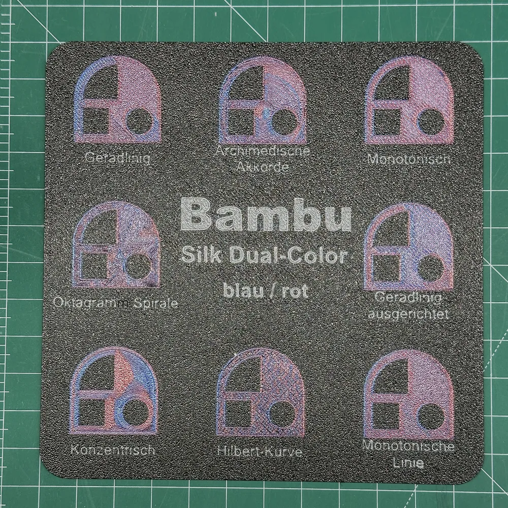 Bottom Surface Infill Test Multi-Color Filament - Free 3D Print Model ...