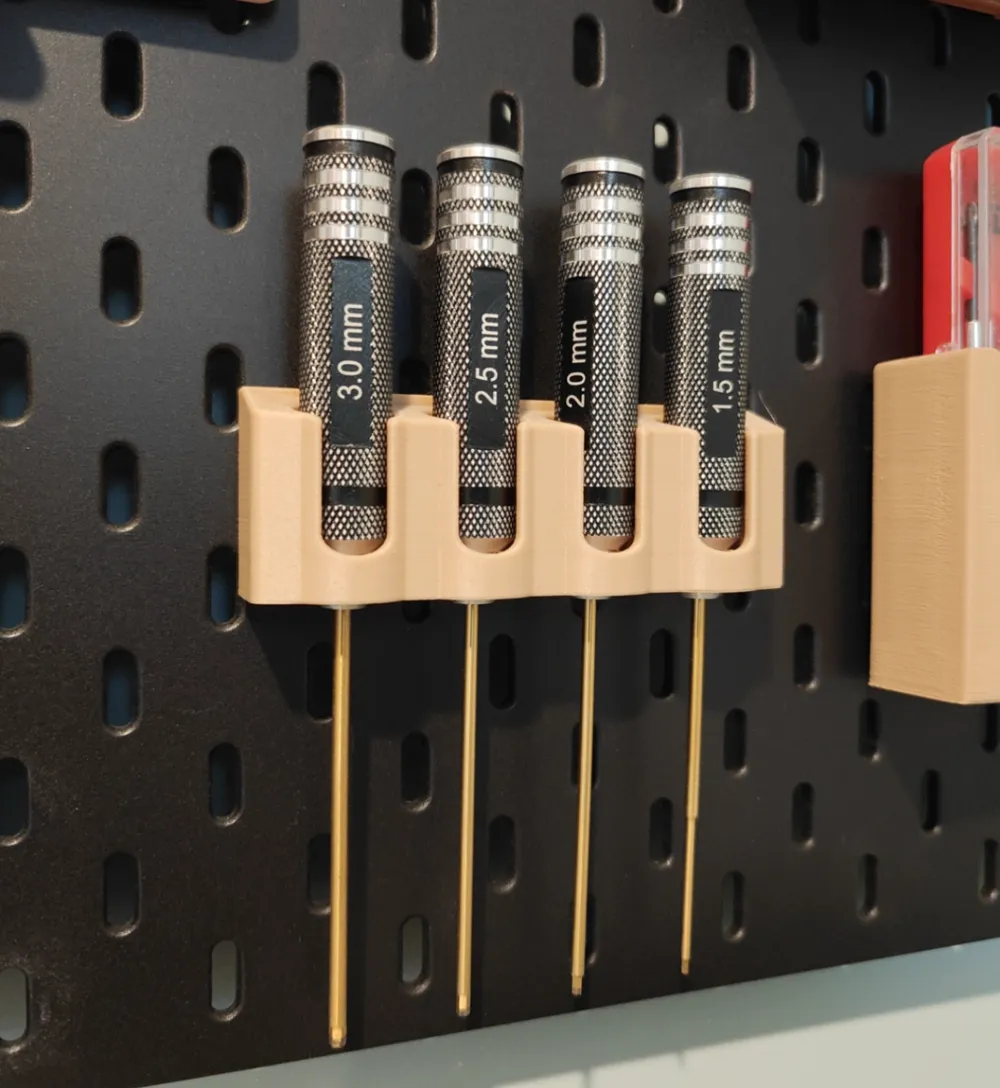 Skadis Hex Screw Driver Holder by bobsinger - MakerWorld