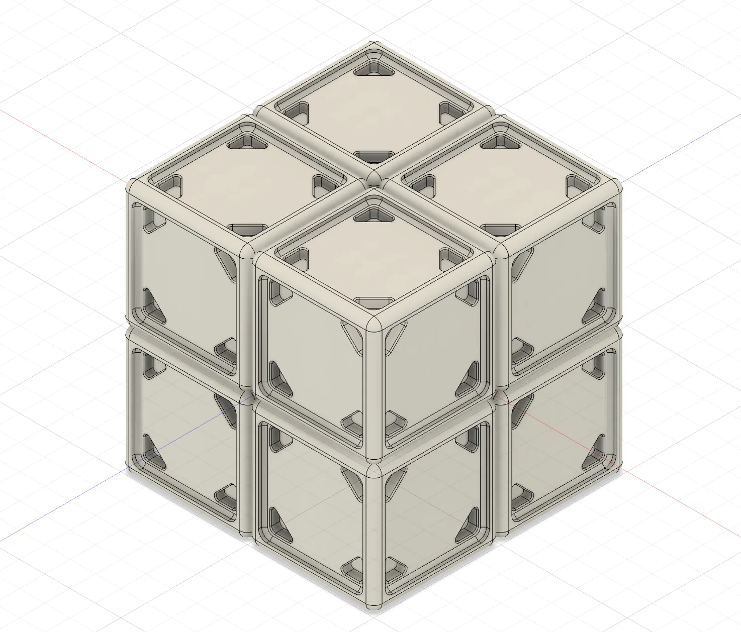 Rubik Cube Style Puzzle 2x2x2, 3 Styles - Free 3D Print Model - MakerWorld