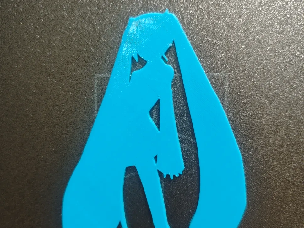 Hatsune Miku Silhouette by user_665910808 - MakerWorld