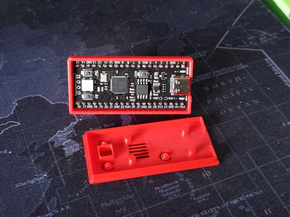 Raspberry Pico USB-C WS2812 Case by mtczekajlo - MakerWorld