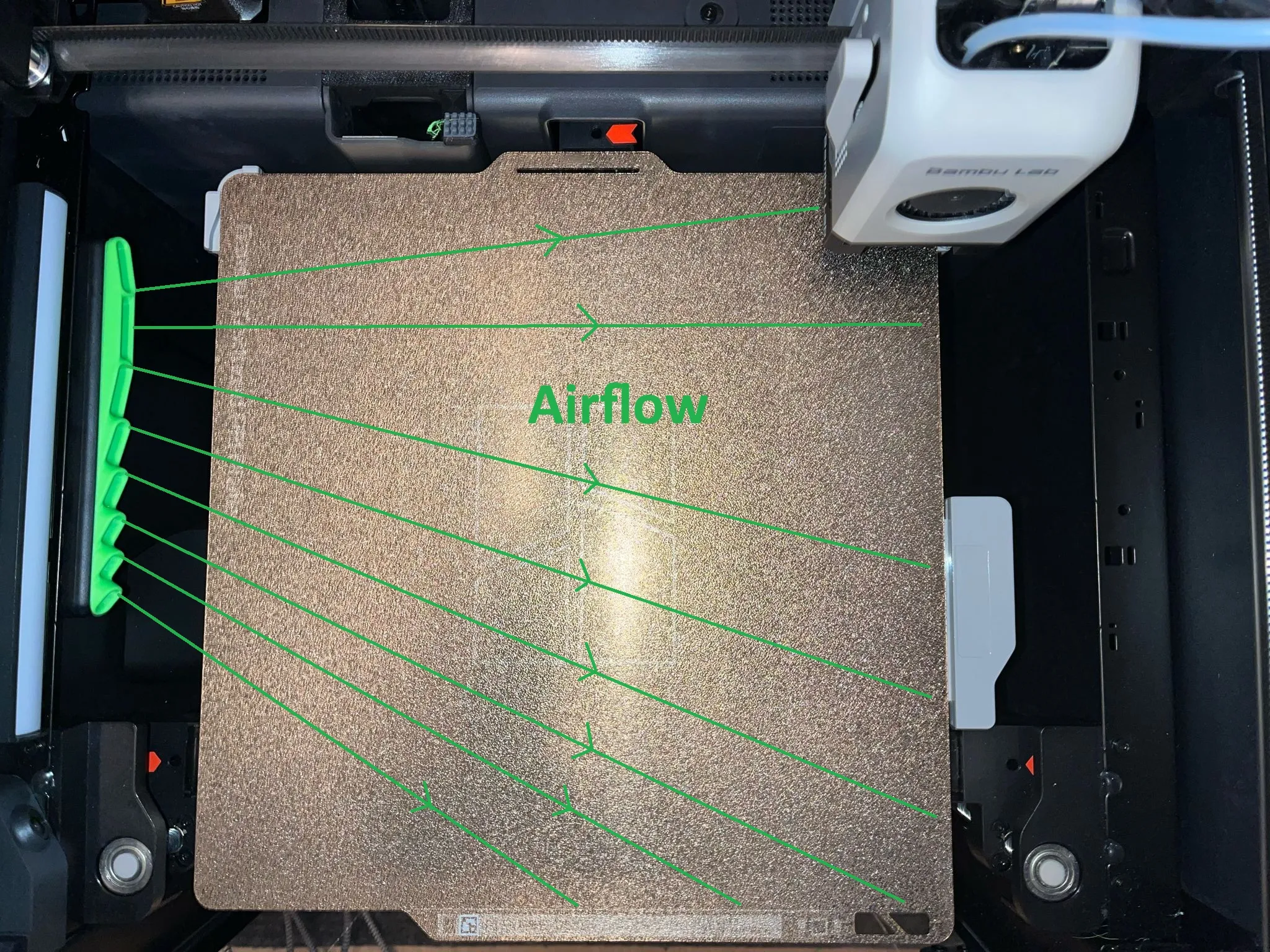 AUX Fan Deflector P1S/X1C - Free 3D Print Model - MakerWorld