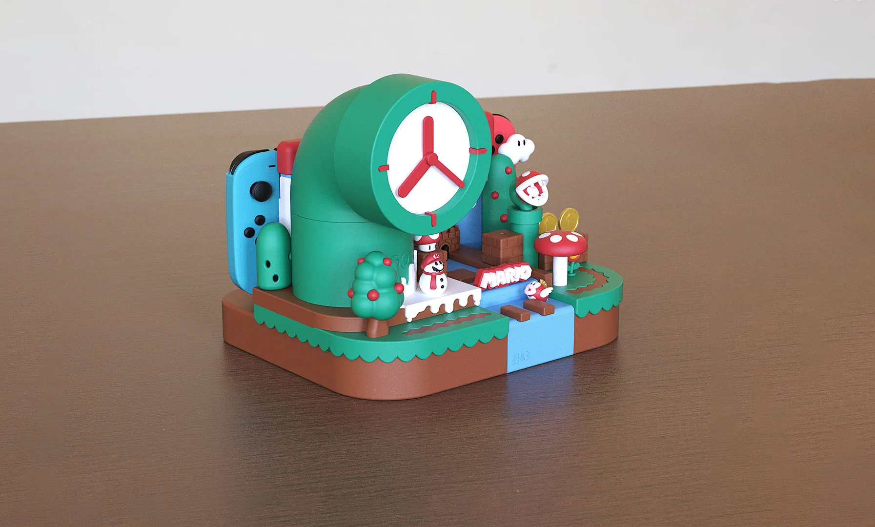 Switch Mario creative clock base Panoramic version by canmaxfire ...