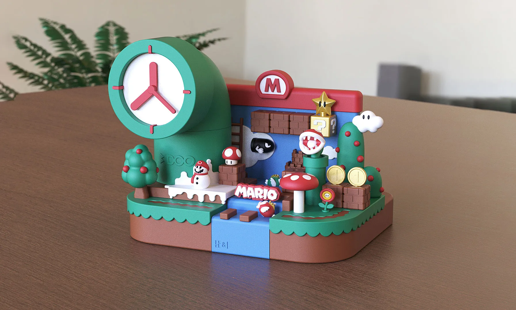 Switch Mario creative clock base Panoramic version by canmaxfire ...