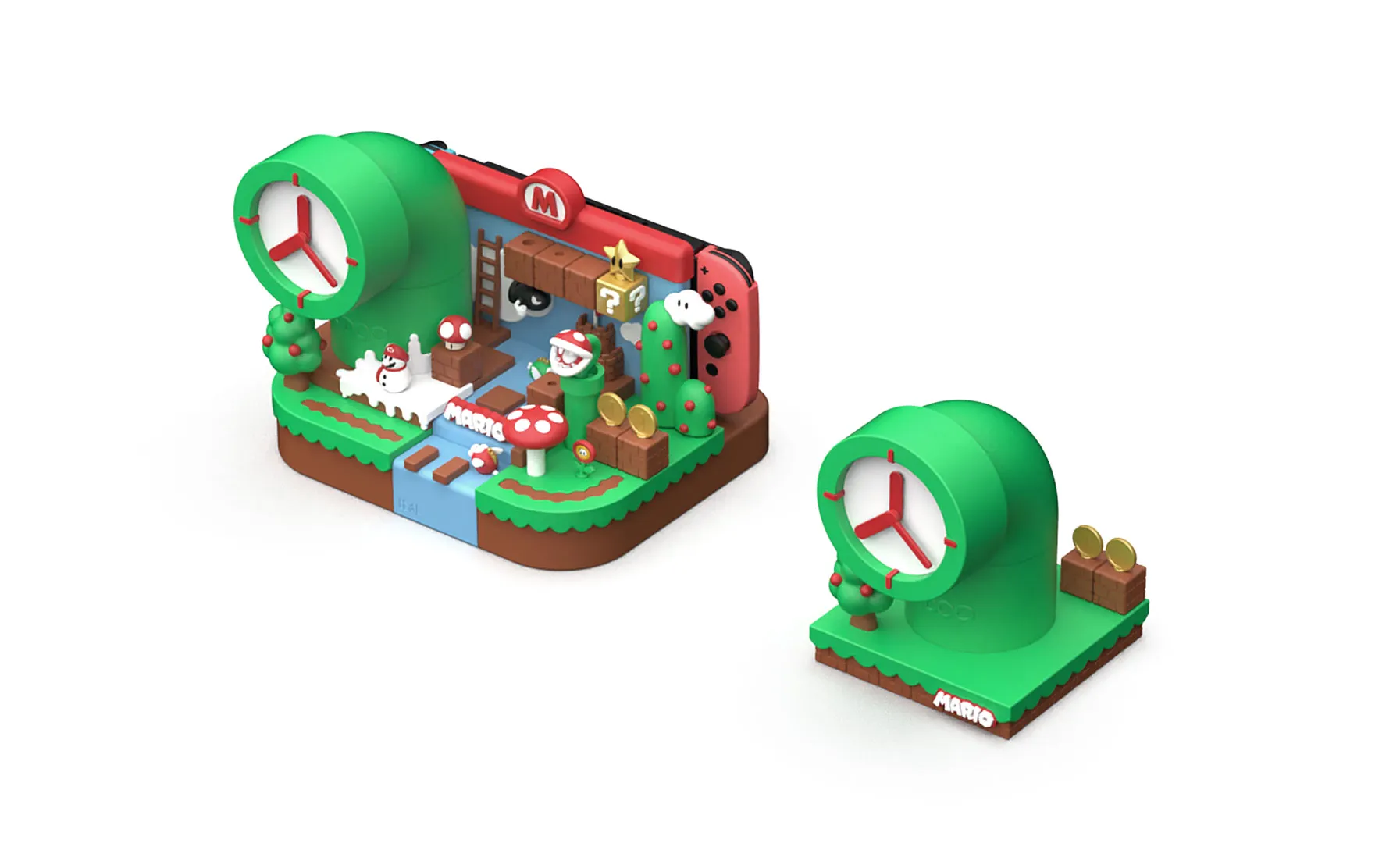 Switch Mario creative clock base Panoramic version by canmaxfire ...