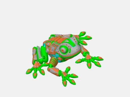 Cyberpunk Mechanical Frog by Robin - MakerWorld