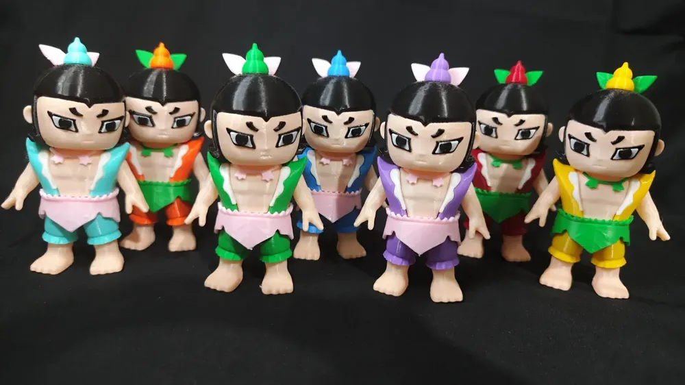 Changfeng 3D's Seven Brothers of Calabash Brothers in full color, pre ...