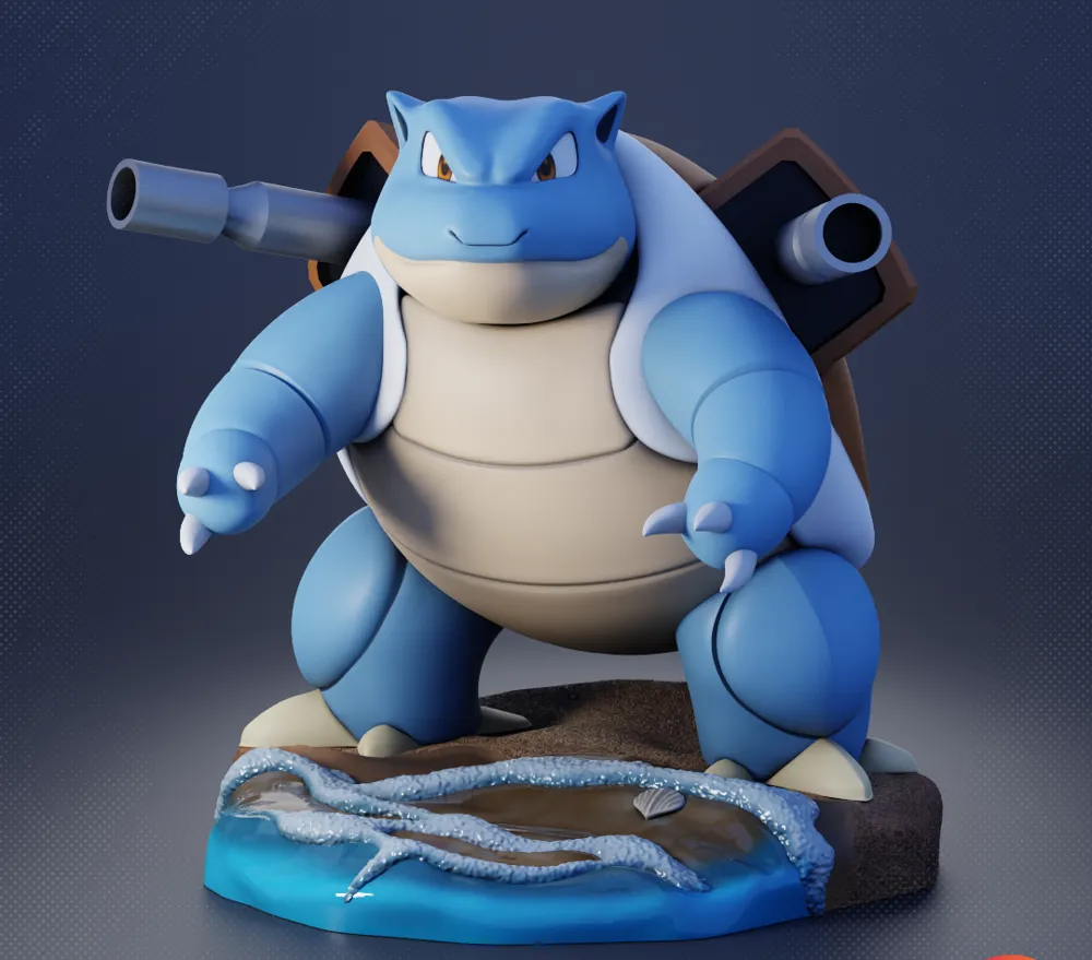 BLASTOISE 1-10 Pokemon by user_2501014324 - MakerWorld