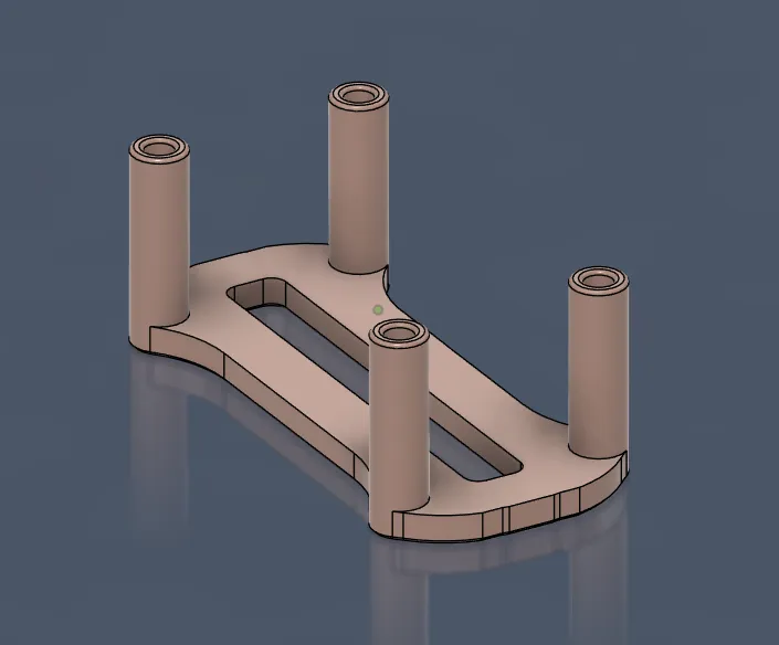 ESP8266 small holder (tall mount) Remixed by Arrowhead Printing ...