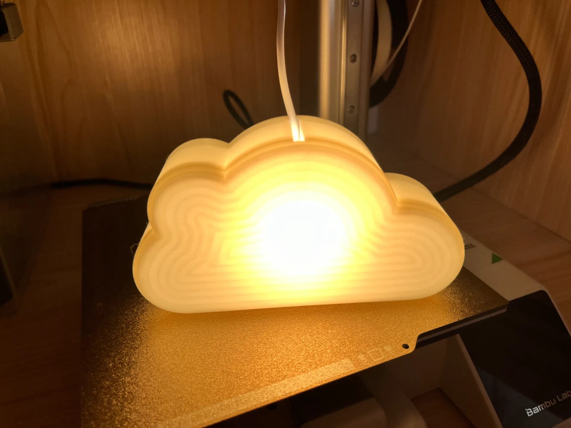 LED Cloud Night Light 001 by 沉着冷静的星星 - MakerWorld